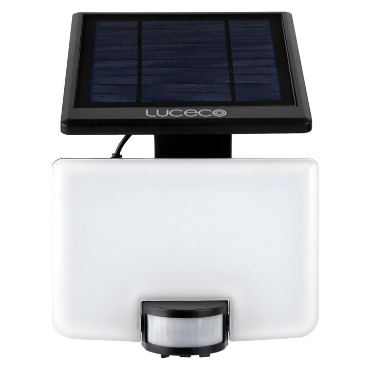 Luceco Solar PIR Floodlight With Detachable Solar Panel - Elite ...